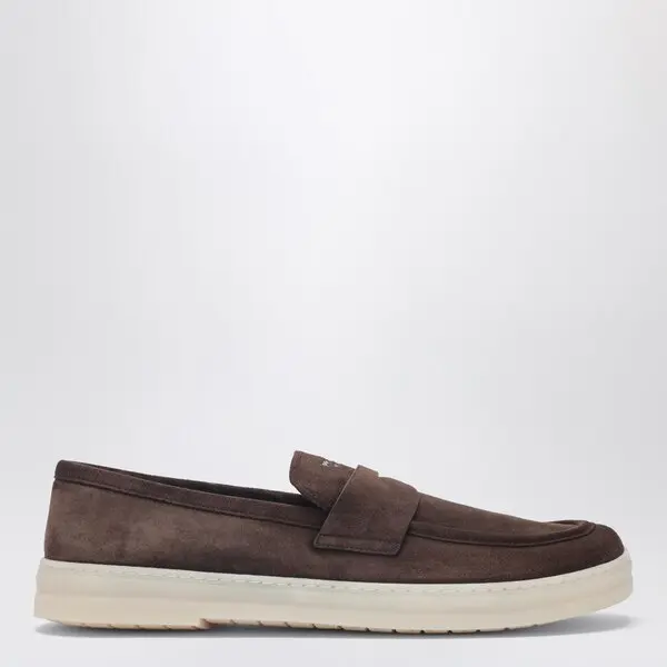Prada Suede Loafers - Brown