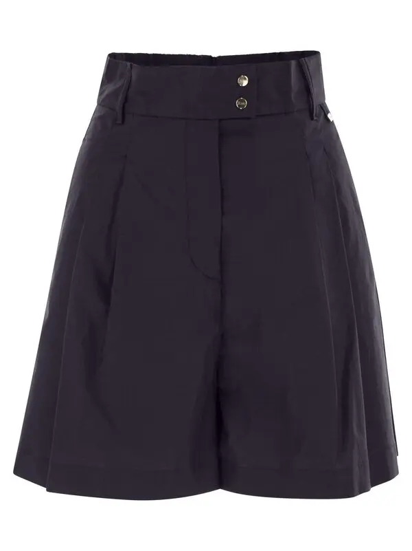 Herno Stretch Cotton Bermuda Shorts