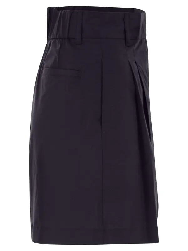 Herno Stretch Cotton Bermuda Shorts