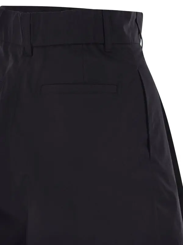 Herno Stretch Cotton Bermuda Shorts