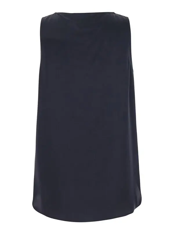 Max Mara Silk Sleeveless Top - Multicolor