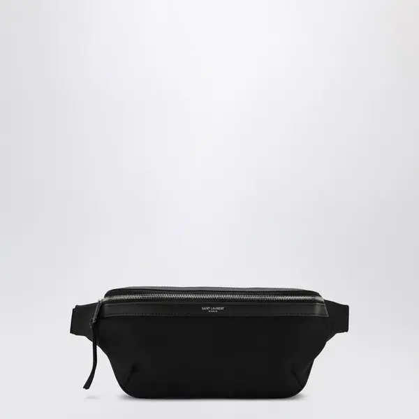 Saint Laurent Canvas Crossbody Bag - Black