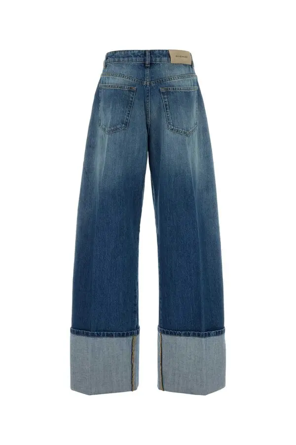 Givenchy Denim Wide-leg Jeans - Blue