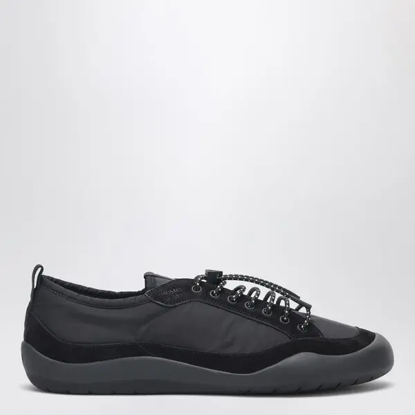Prada Speedrock Sneakers In Re-nylon And Suede - Black