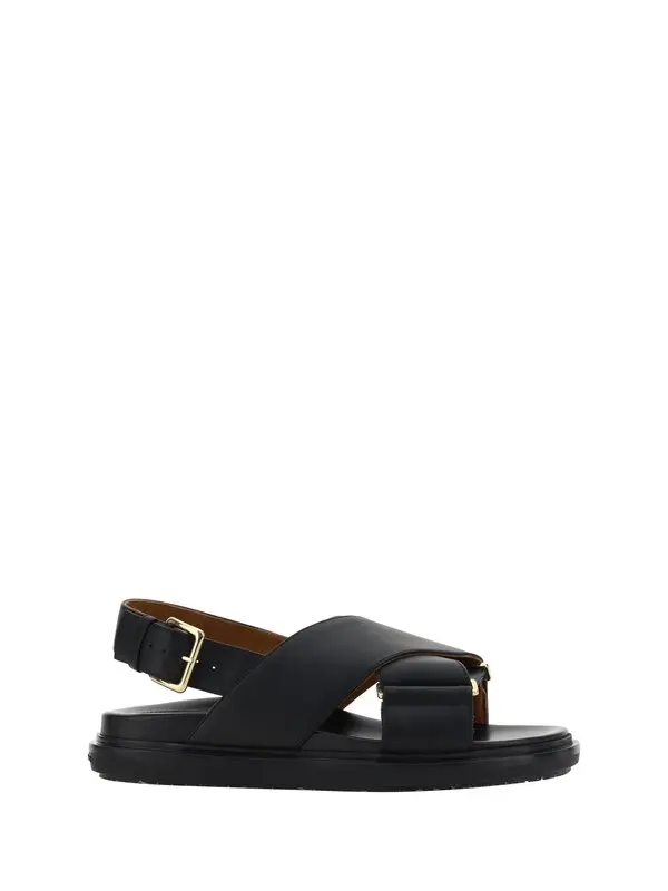 Marni Fussbett Sandals - Black