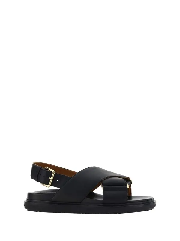 Marni Fussbett Sandals - Black