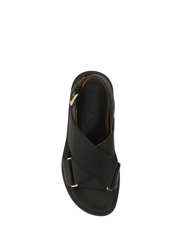 Marni Fussbett Sandals - Black