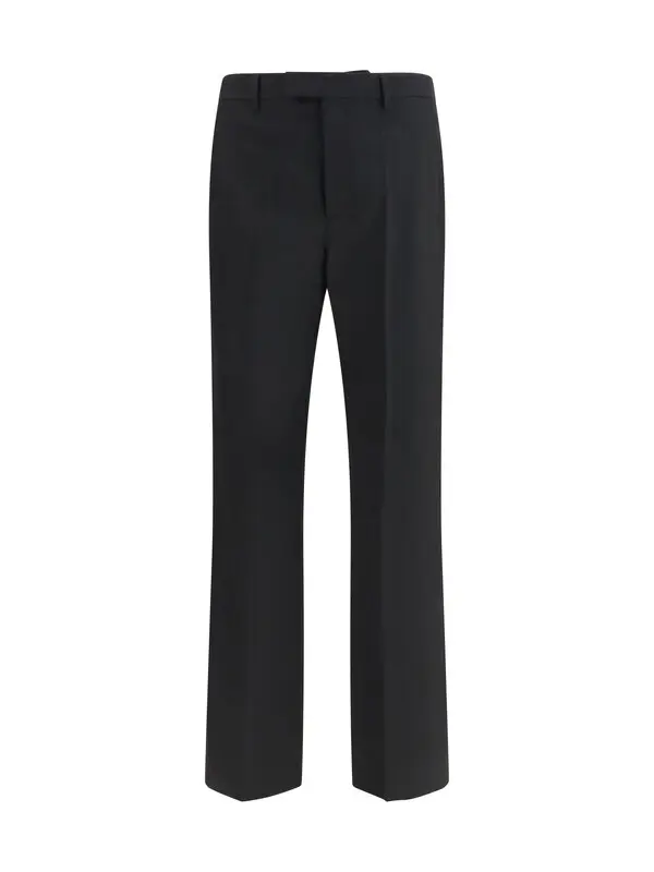 Valentino Garavani Wool Tailored Pants - Black