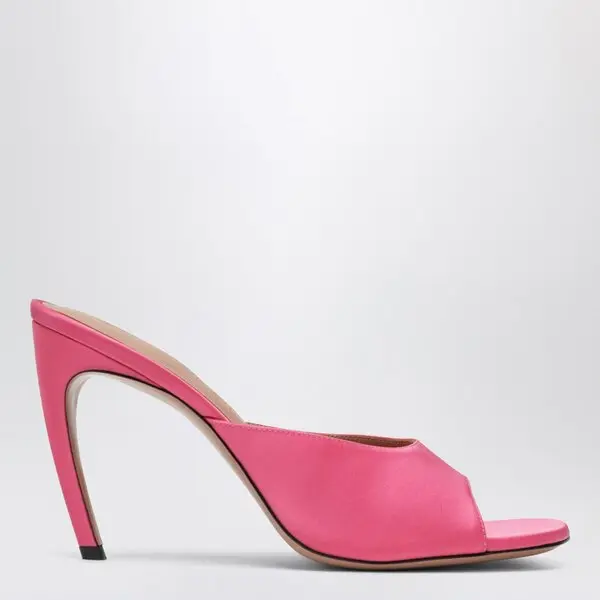 Attico Fuchsia Betta Mules - Pink