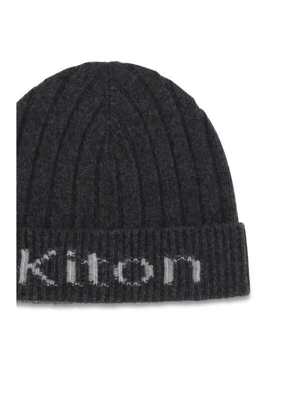 Kiton Wool Beanie Hat