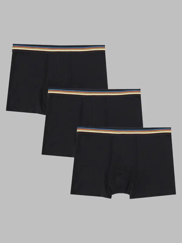 Paul Smith 3-pack Boxer In Cotone - Black