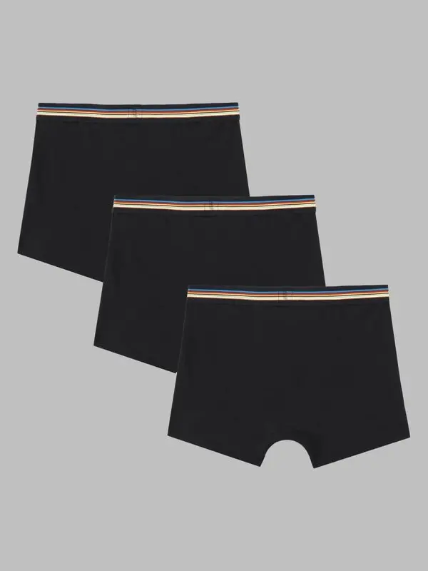 Paul Smith 3-pack Boxer In Cotone - Black