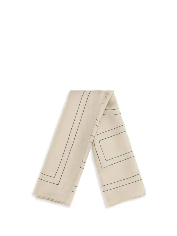 TOTEME Silk Scarf With Embroidery