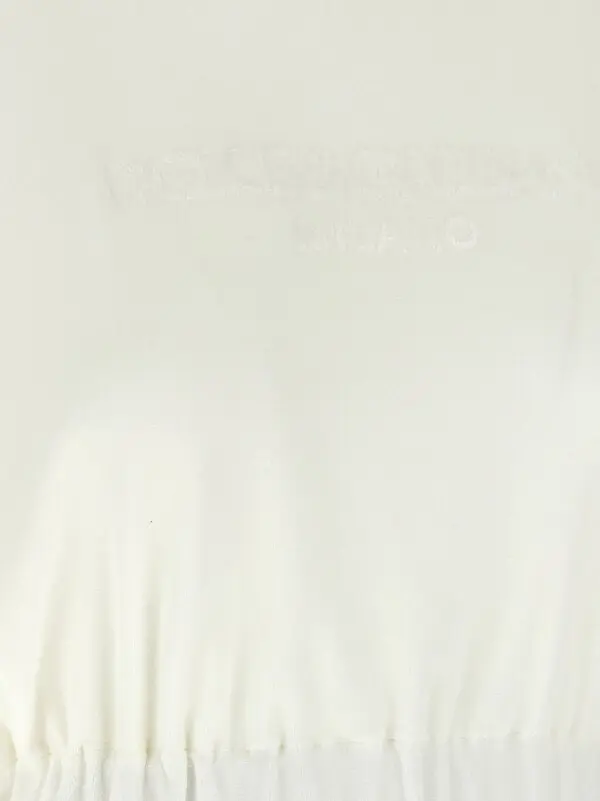 Dolce & Gabbana Logo Chenille Top - White