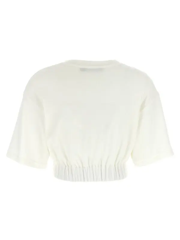 Dolce & Gabbana Logo Chenille Top - White