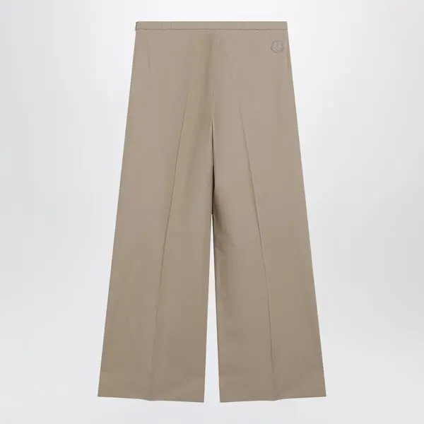 Moncler Cotton Trousers - Cream