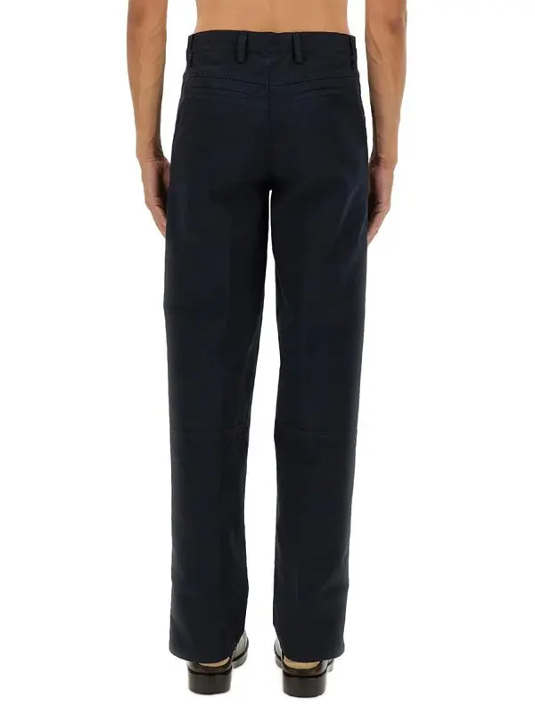 Dries Van Noten Double Zipper Pants - Blue