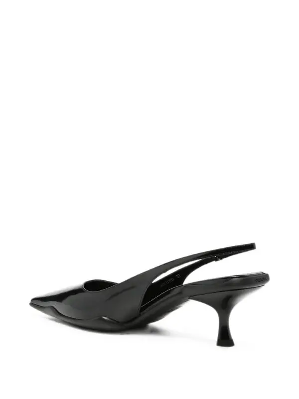 Prada Leather Slingback Pumps - Multicolor