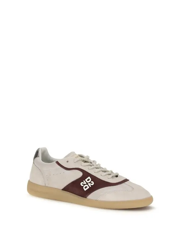 Dsquared2 Leather Sneakers - Cream