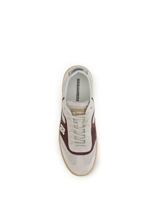 Dsquared2 Leather Sneakers - Cream