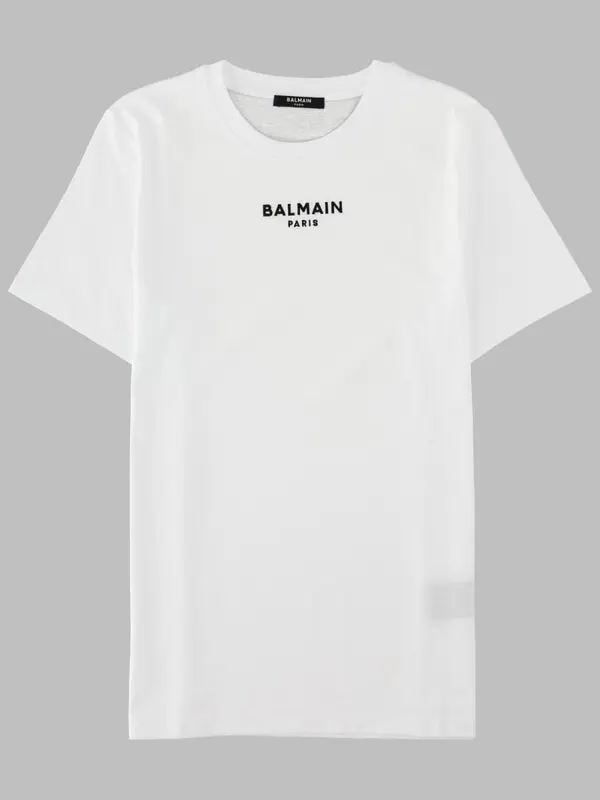 Balmain Embroidered Logo T-shirt - White