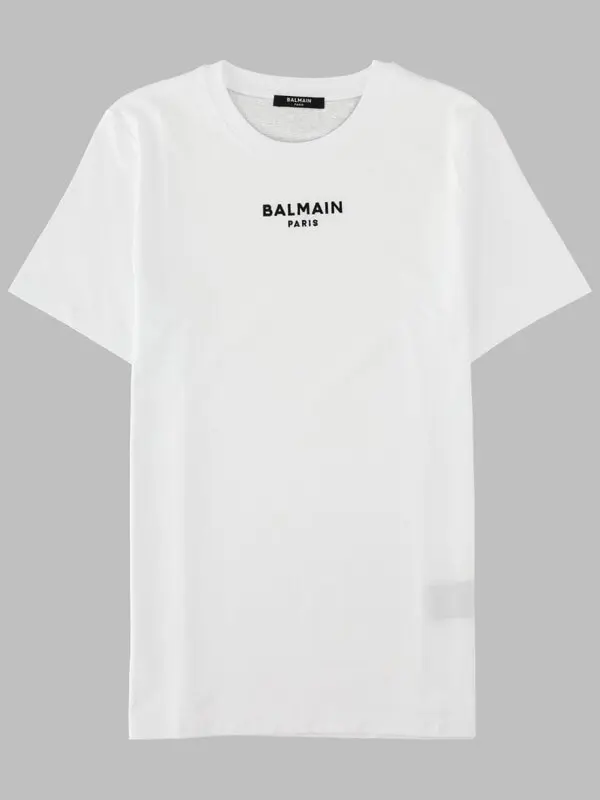 Balmain Embroidered Logo T-shirt - White