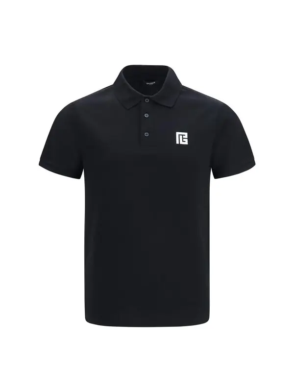 Balmain Pb Embroidered Logo Polo