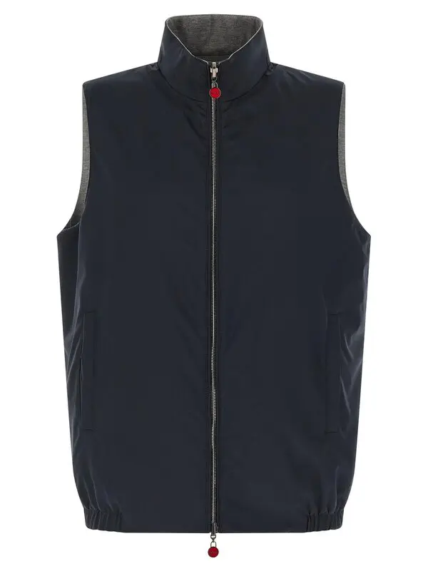 Kiton Nylon Vest - Blue