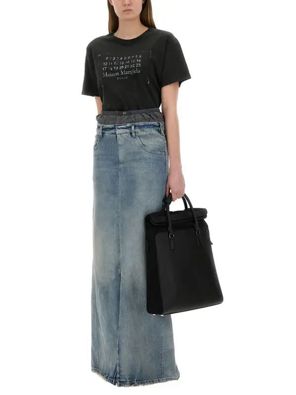 MAISON MARGIELA Denim Skirt Anonymity Of The Lining - Blue