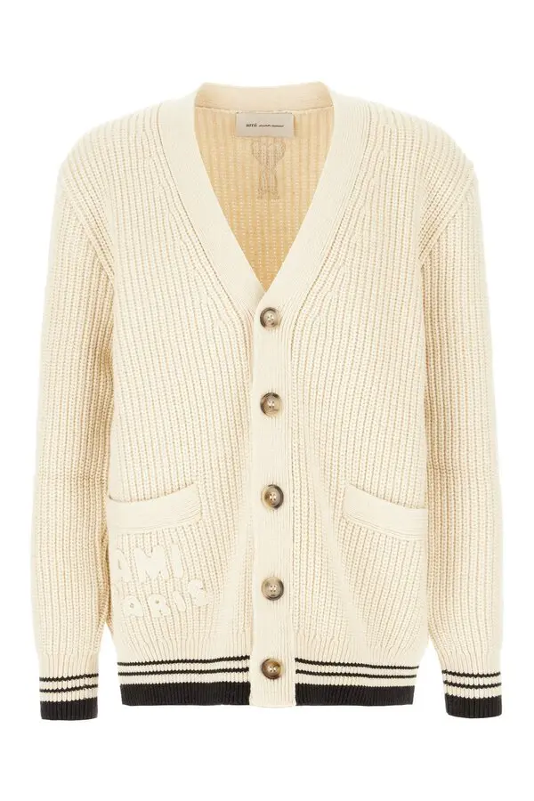 AMI Paris Chunky Knit Cardigan - Multicolor