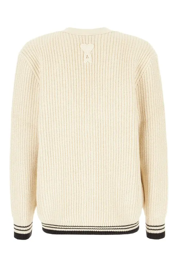 AMI Paris Chunky Knit Cardigan