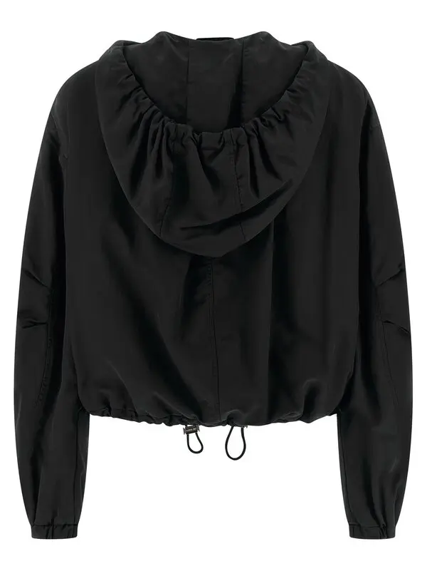 Attico Hooded Bomber Jacket