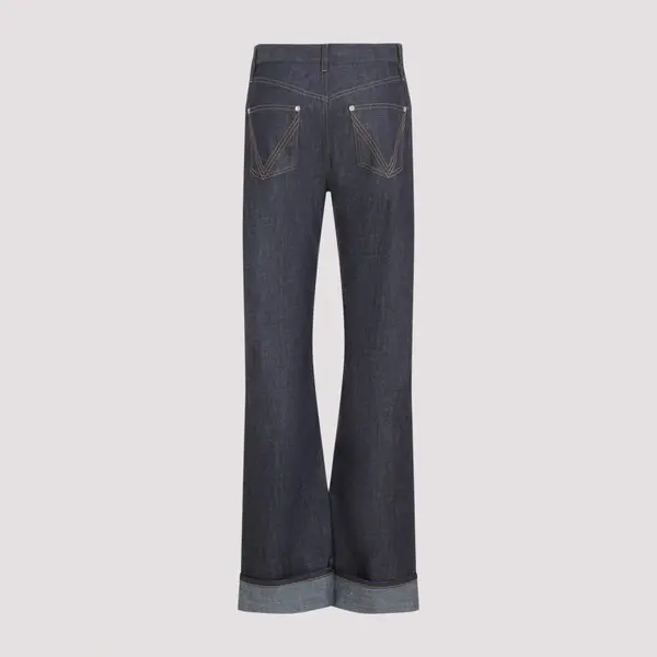 Bottega Veneta Intrecciato Pocket Jeans - Blue