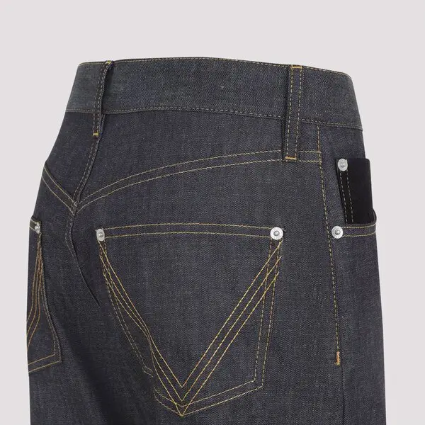Bottega Veneta Intrecciato Pocket Jeans - Blue