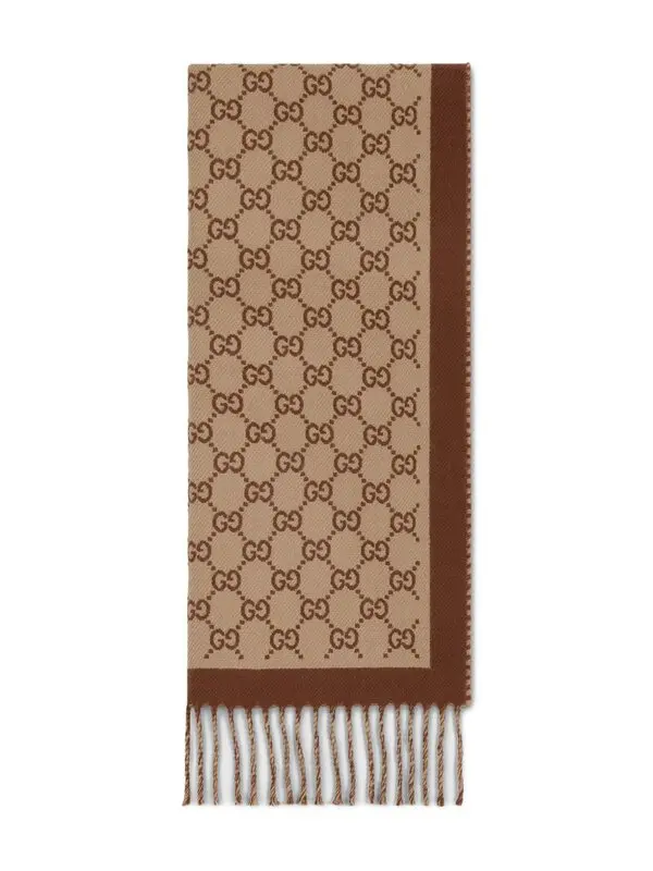 Gucci Gg Wool Scarf