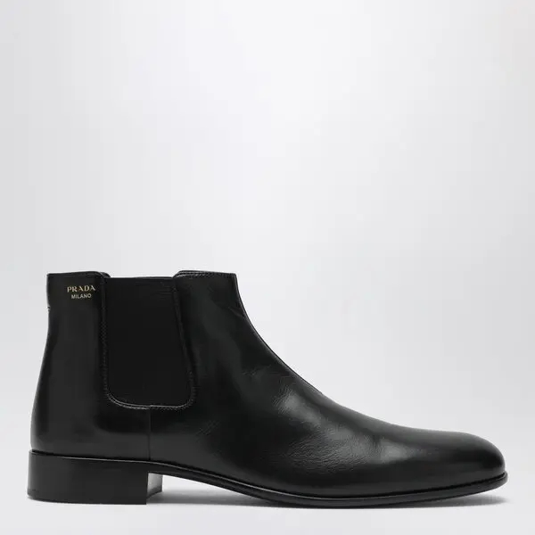 Prada Leather Ankle Boots