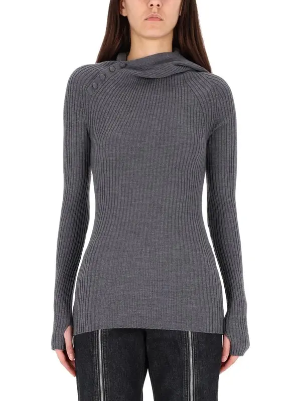 JEAN PAUL GAULTIER Ribbed Wool Sweater