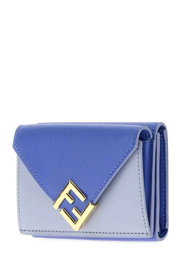 Fendi Two-tone Leather Wallet