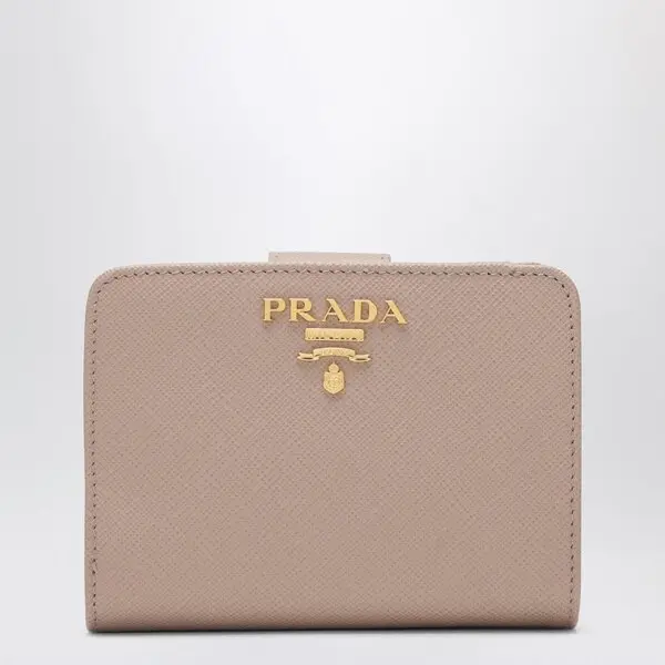 Prada Small Powder- Saffiano Wallet - Pink