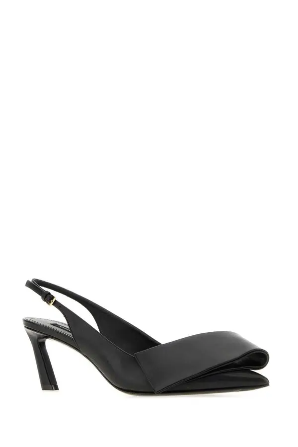 Givenchy Leather Twisted Ribbon Pumps