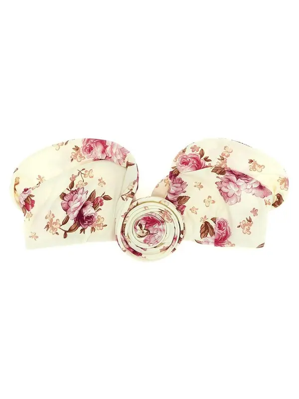 Magda Butrym 02' Floral Print Bikini Top - Multicolor