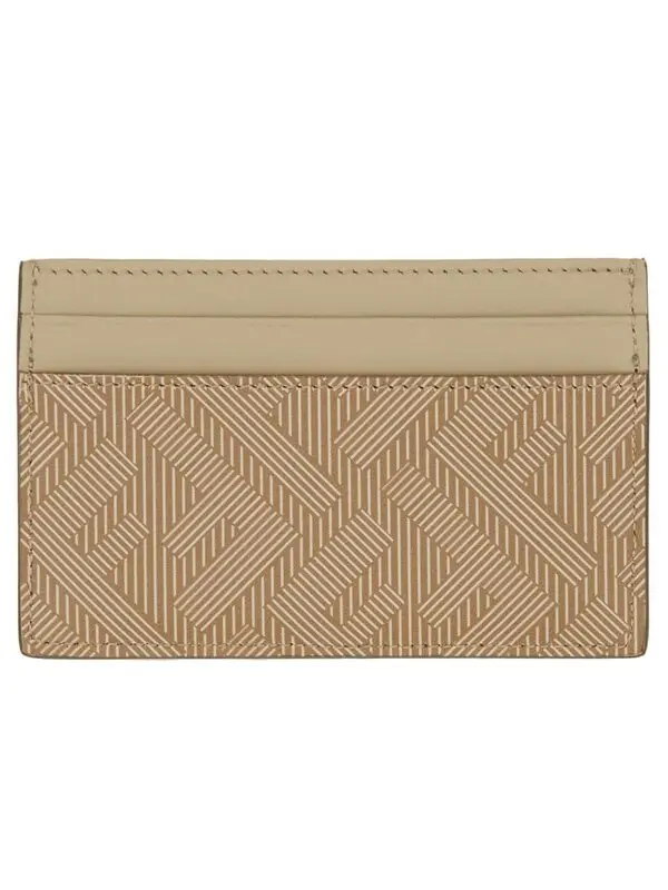 Fendi Shadow Card Holder - Cream
