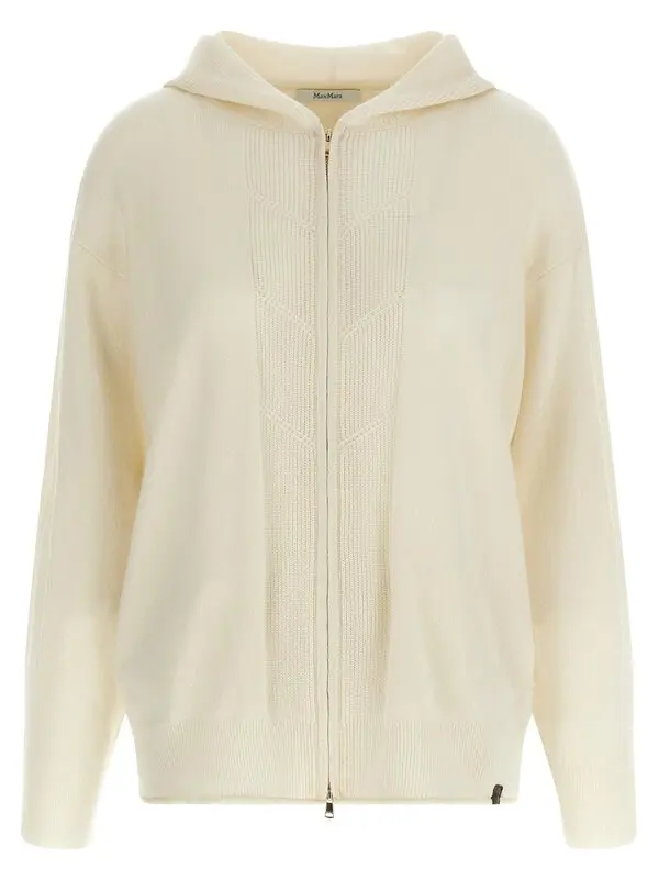 Max Mara Mxpcrusca Cashmere Cardigan - White