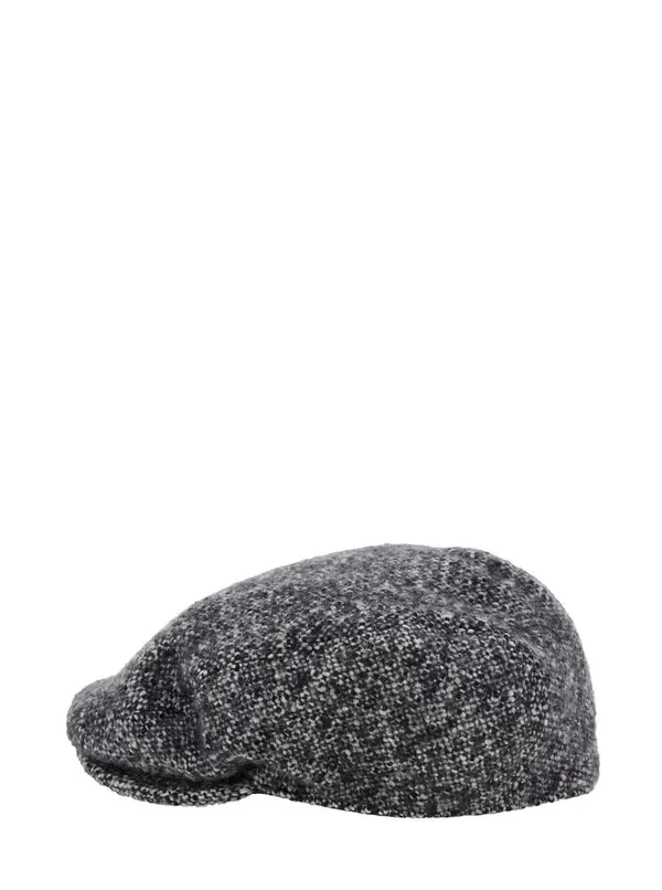 Dolce & Gabbana Grey Hat With Short Brim In Wool Blend