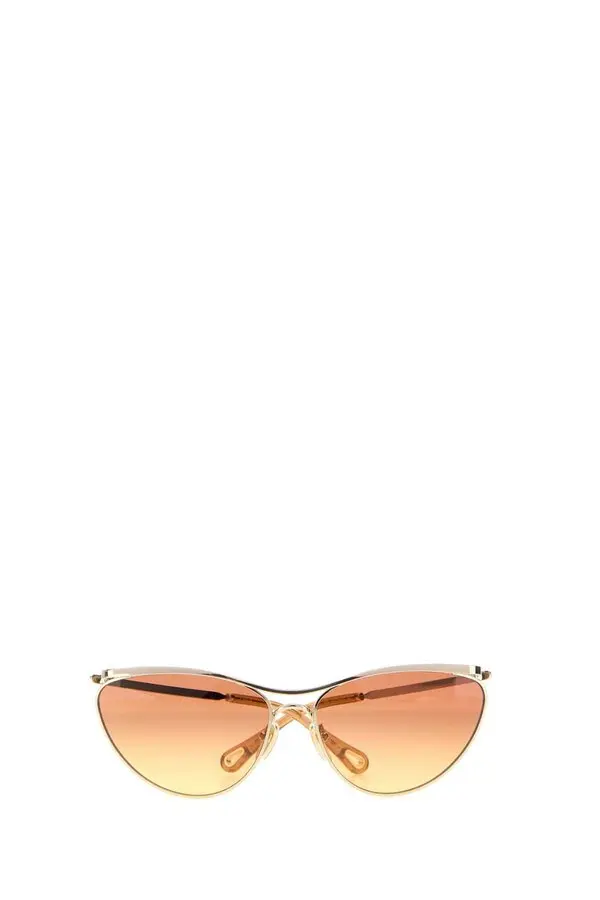 Chloé Gold Metal Uma Sunglasses