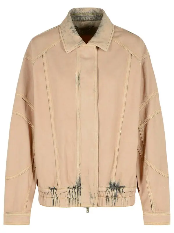 GOLDEN GOOSE Nancy Cotton Bomber Jacket - Pink