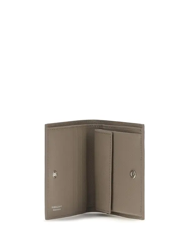 FERRAGAMO Gancini Wallet - Cream