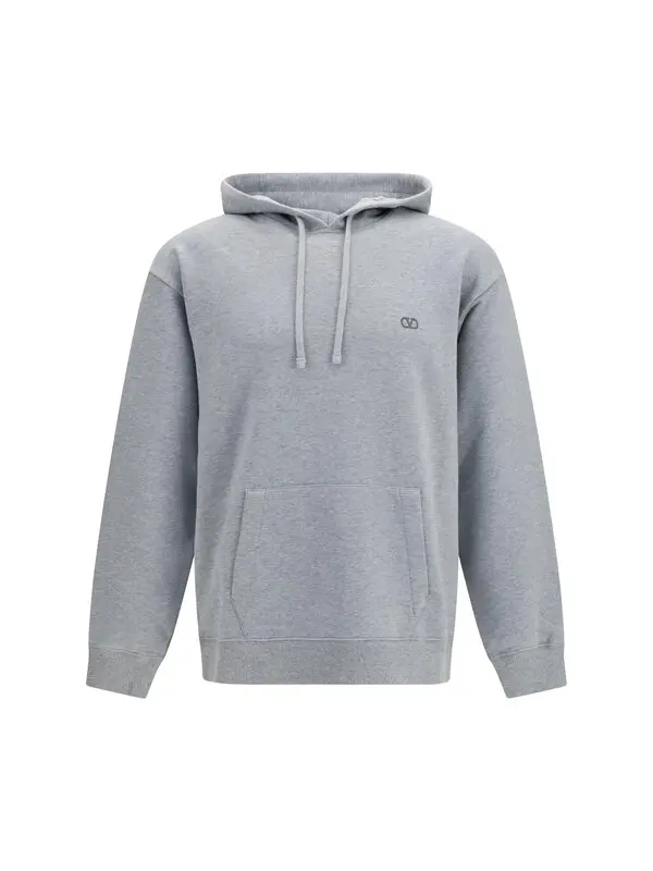 Valentino Garavani Vlogo Signature Hoodie - Gray