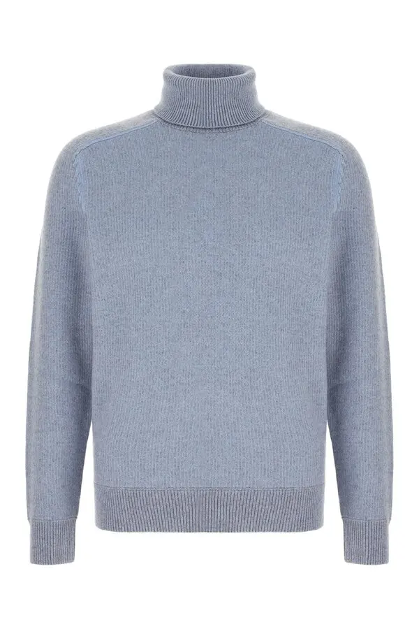Zegna Cashmere Blend Turtleneck Pullover - Multicolor