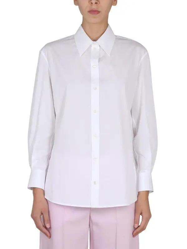 Alexander McQueen Poplin Shirt - White